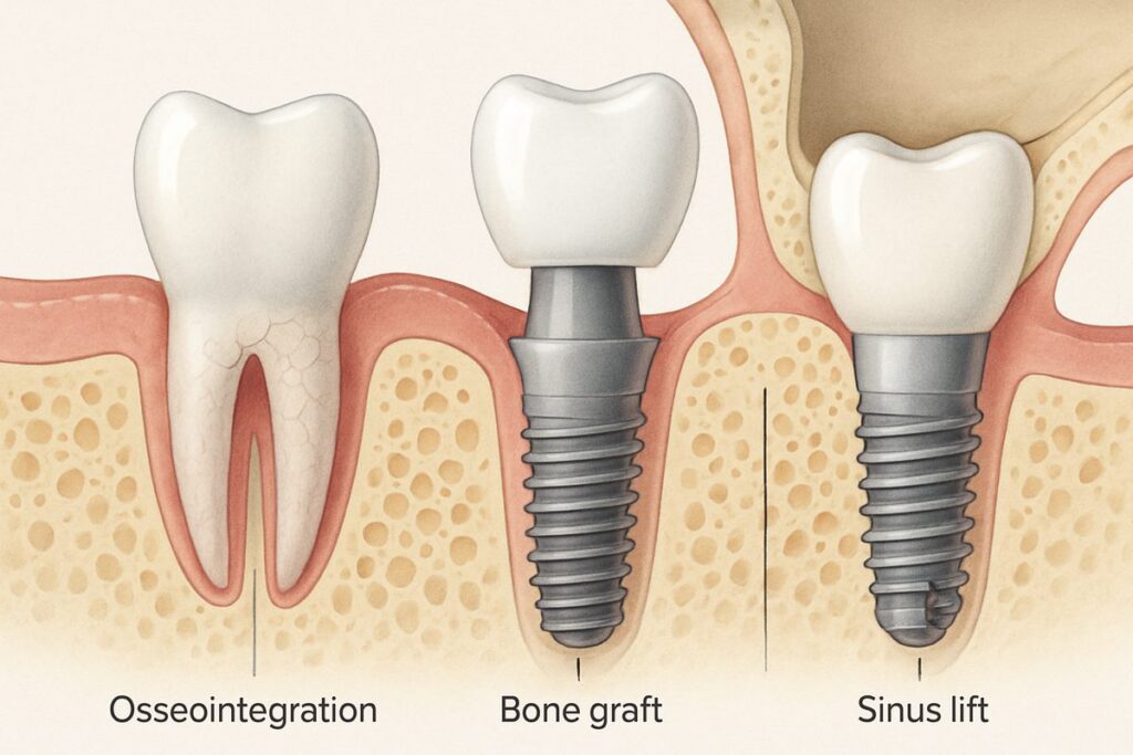 Dental Implants Diagram: Visual Guide to Parts, Placement & Benefits ...